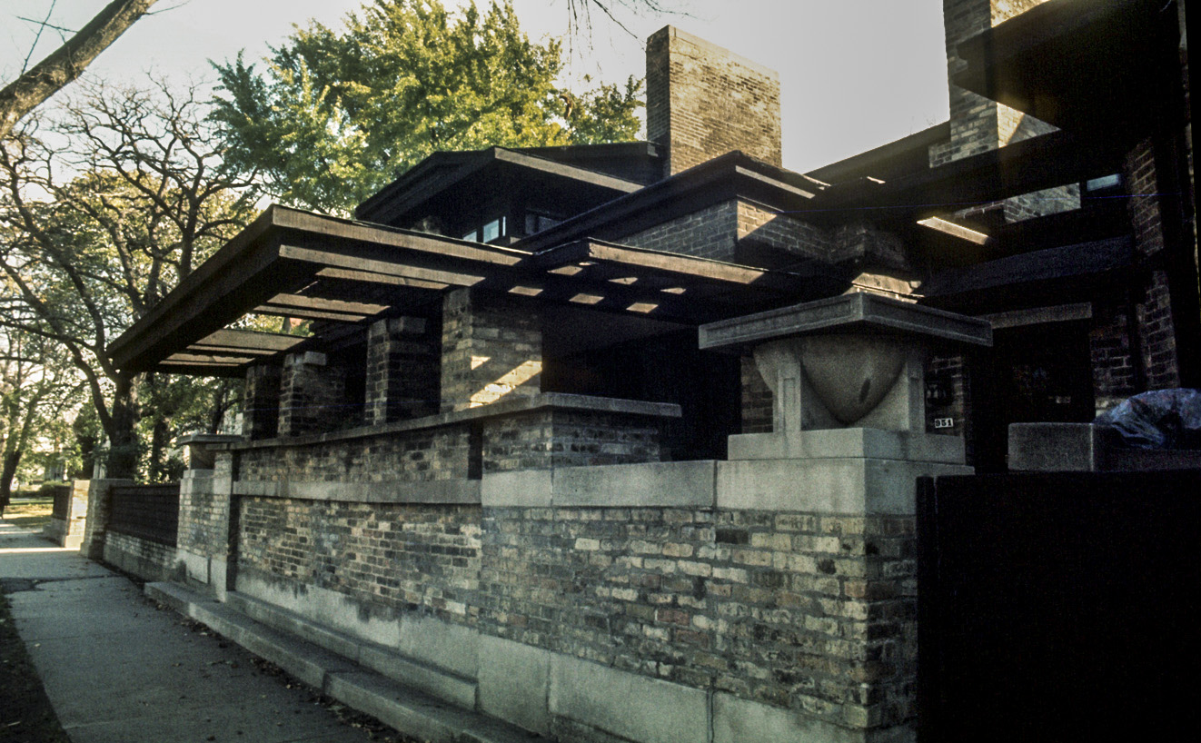 Frank Lloyd Wright Residence and Studio, Oak Park, IL, 1889-97. – ArchiDocu