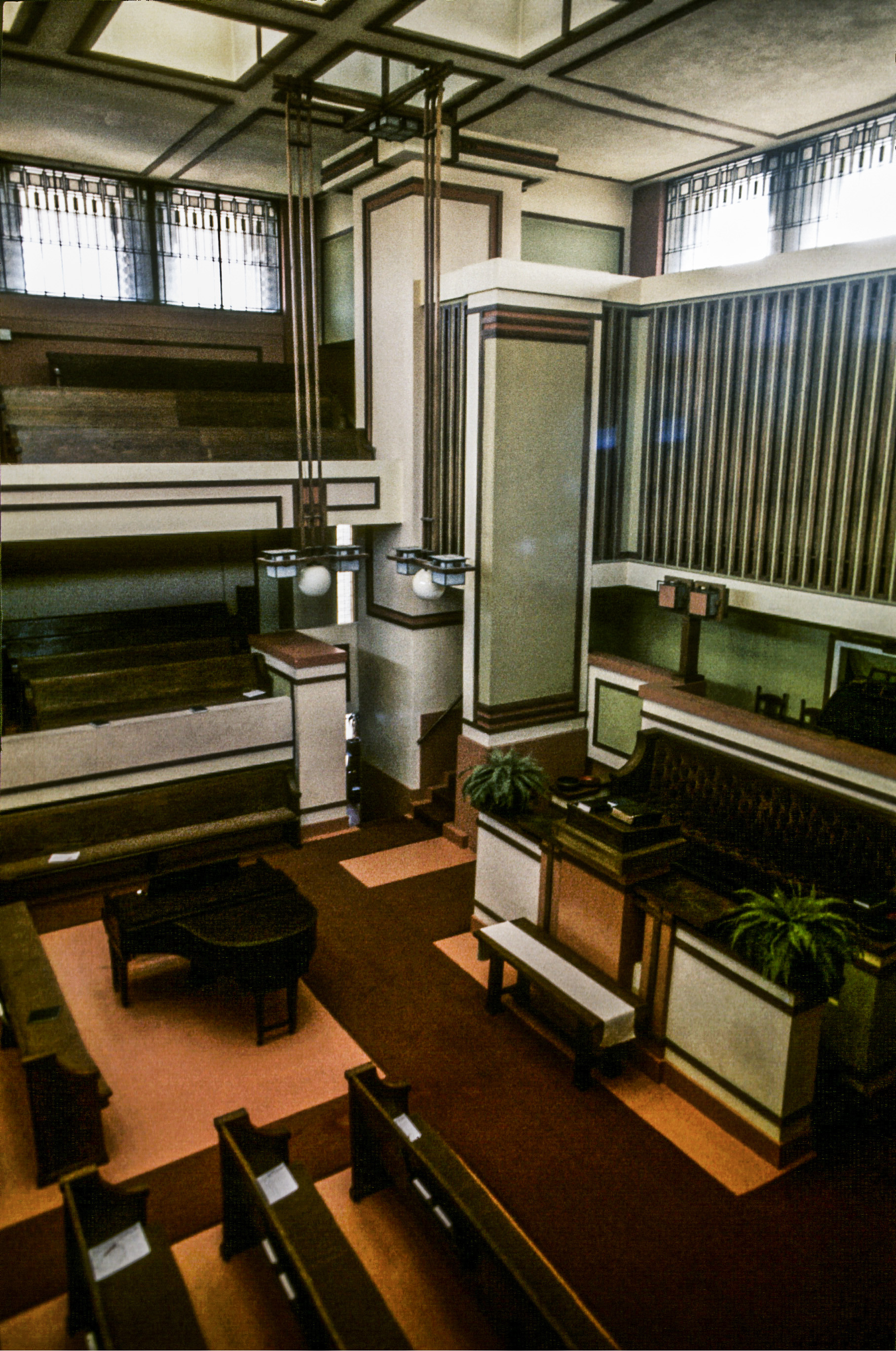 Unity Temple, Oak Park, IL, 1904. – ArchiDocu