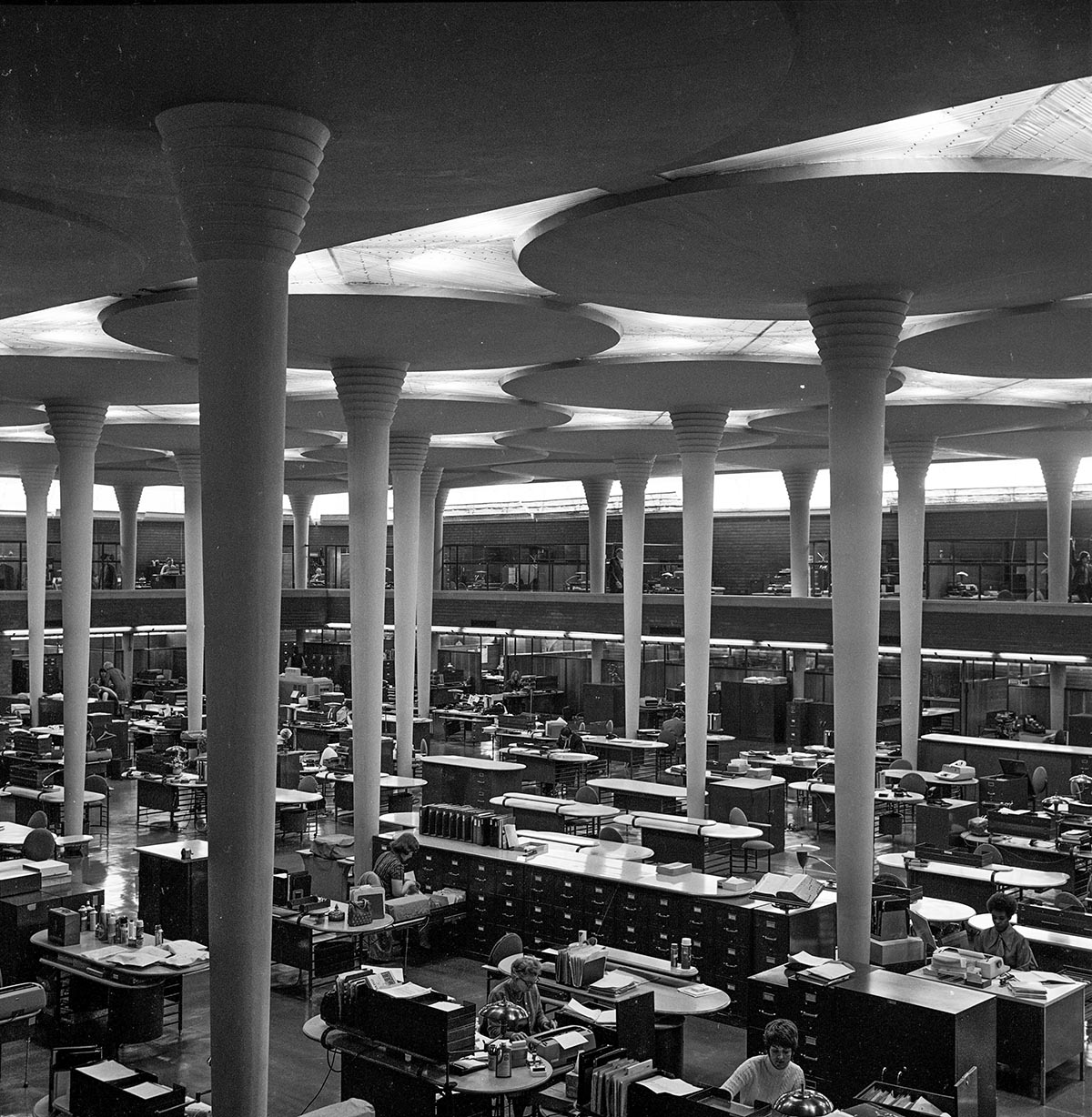 Johnson Wax Administration Building, Racine, WI, 1936. – ArchiDocu